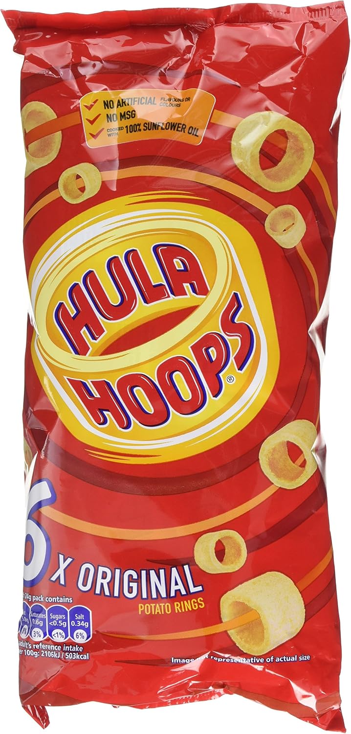 Hula Hoops Original Potato Rings, 144 g: Amazon.co.uk: Prime Pantry