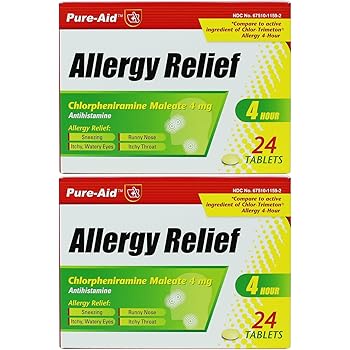 Amazon.com: Chlorphen Chlorpheniramine Maleate, 12 Mg Extended Realease ...