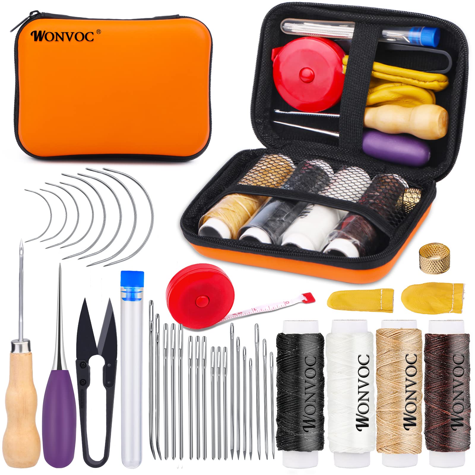 Mua Leather Sewing Kit, Leather Sewing Upholstery Repair Kit, Leather ...