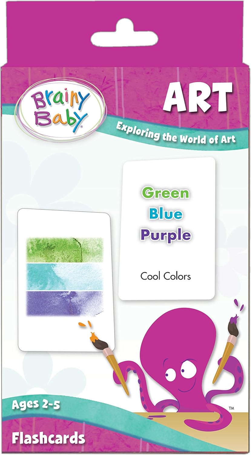 Amazon.com: Brainy Baby Art Flash Cards Exploring the World of Art ...
