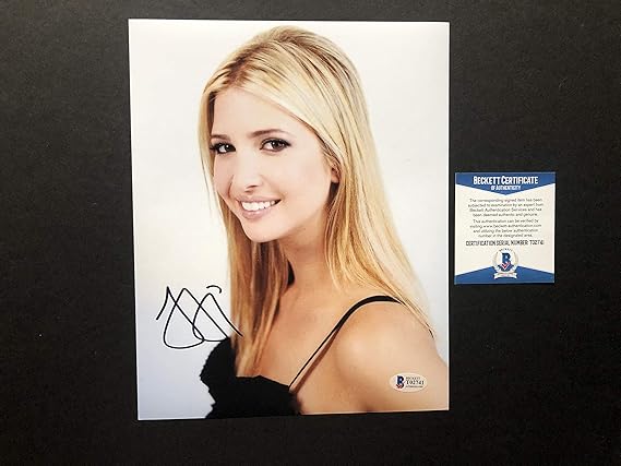 Ivanka Trump Rare! signed autographed Donald 8x10 photo Beckett BAS coa ...