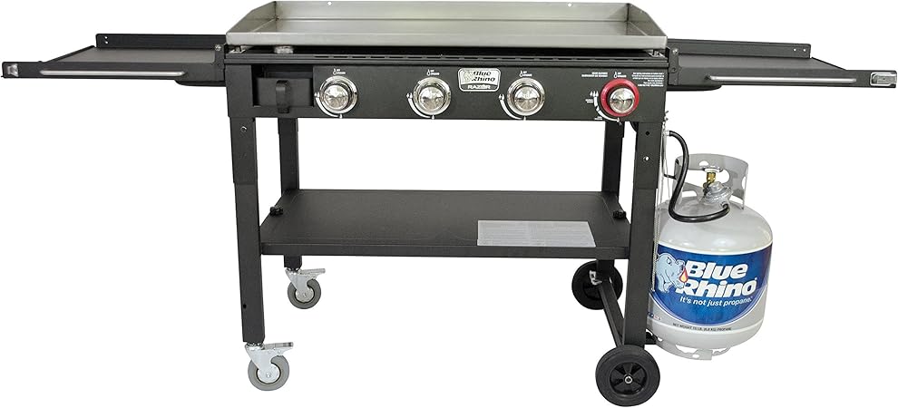 Amazon.com : Blue Rhino GGC1643B Razor Griddle, Black : Garden & Outdoor