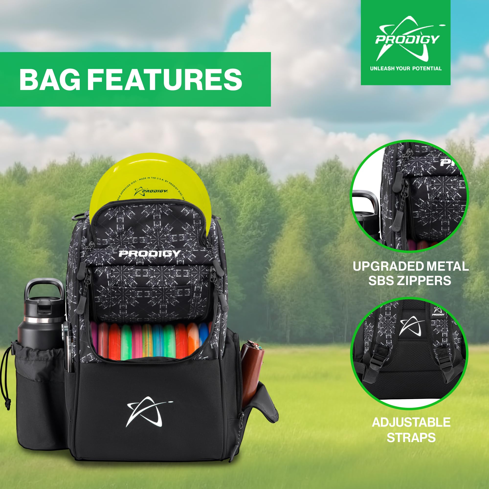 Mua Prodigy Disc Ascent Disc Golf Backpack | Beginner Frisbee Disc Golf ...