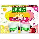 Amazon.com: Luigi's Real Italian Ice, Lemon, 6 Ounce, 6 Count (Frozen ...