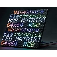Amazon.com: RGB Full Color LED Matrix Panel 64x64 Pixels, 4096 Individual RGB LEDs,Adjustable ...