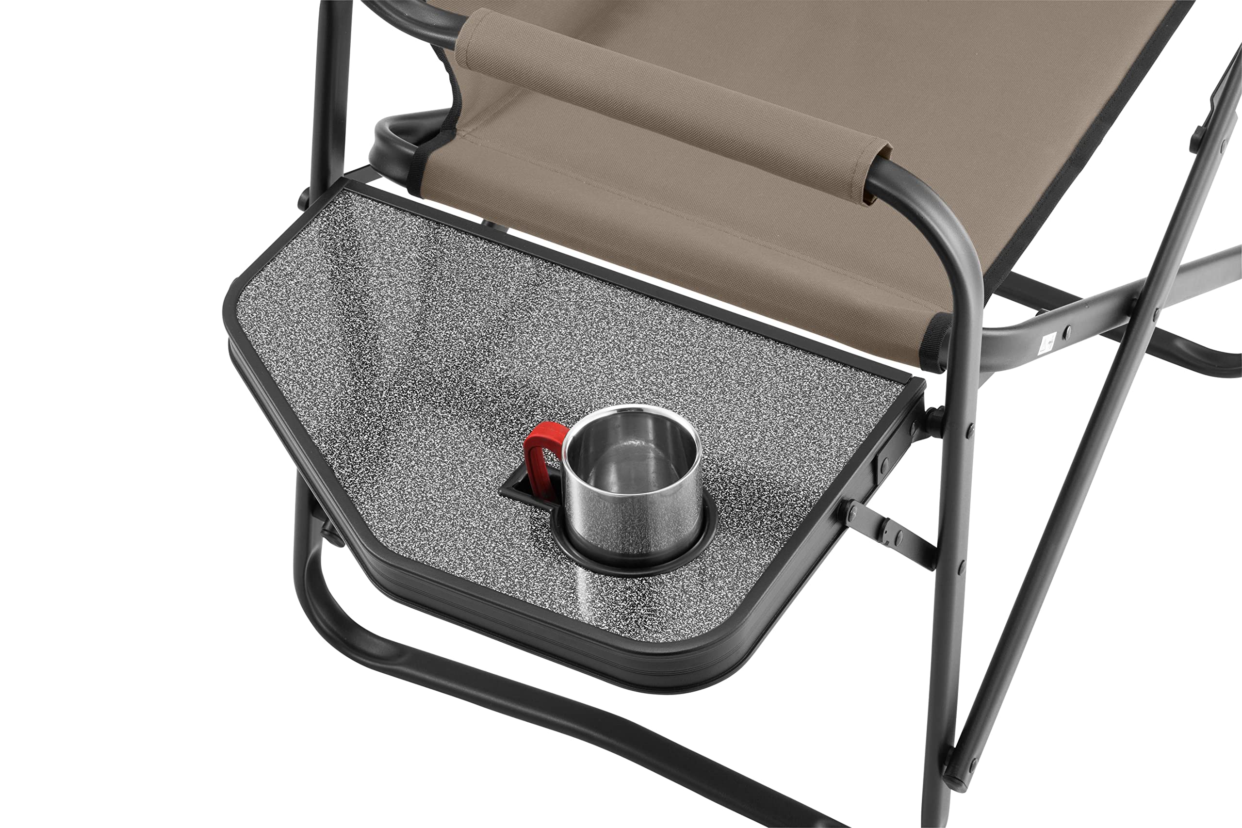 Mua Coleman 2190860 Deck Chair with Side Table, Greige Folding trên ...