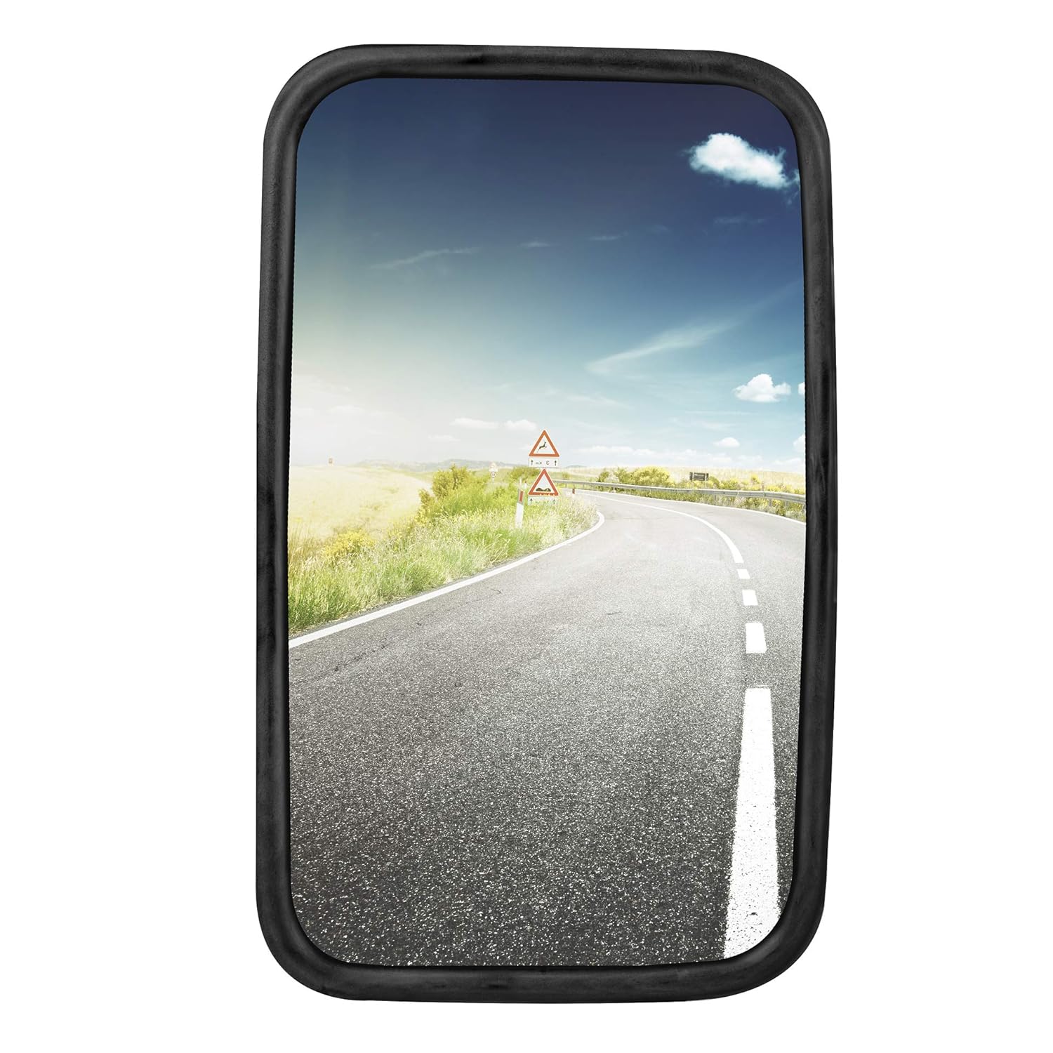 1x truck, transporter or bus mirror universal 30 x 18 cm with flexible ...