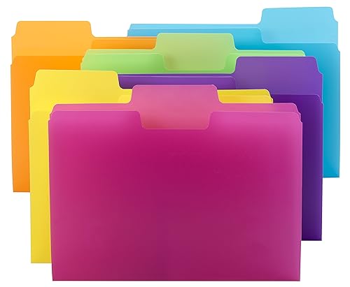 Smead SuperTab File Folder, Oversized 1/3-Cut tab, Letter Size, Poly ...