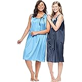 Only Necessities Women's Plus Size 2-Pack Long Nightgown Set at Amazon ...