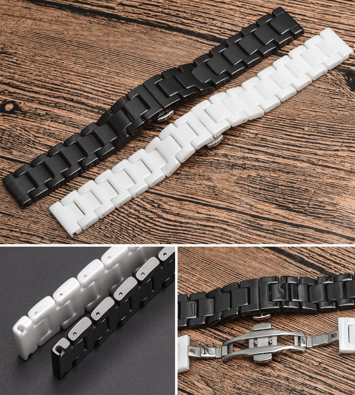 Mua Ceramic Watch Band Universal strap with Quick Release Pins ...
