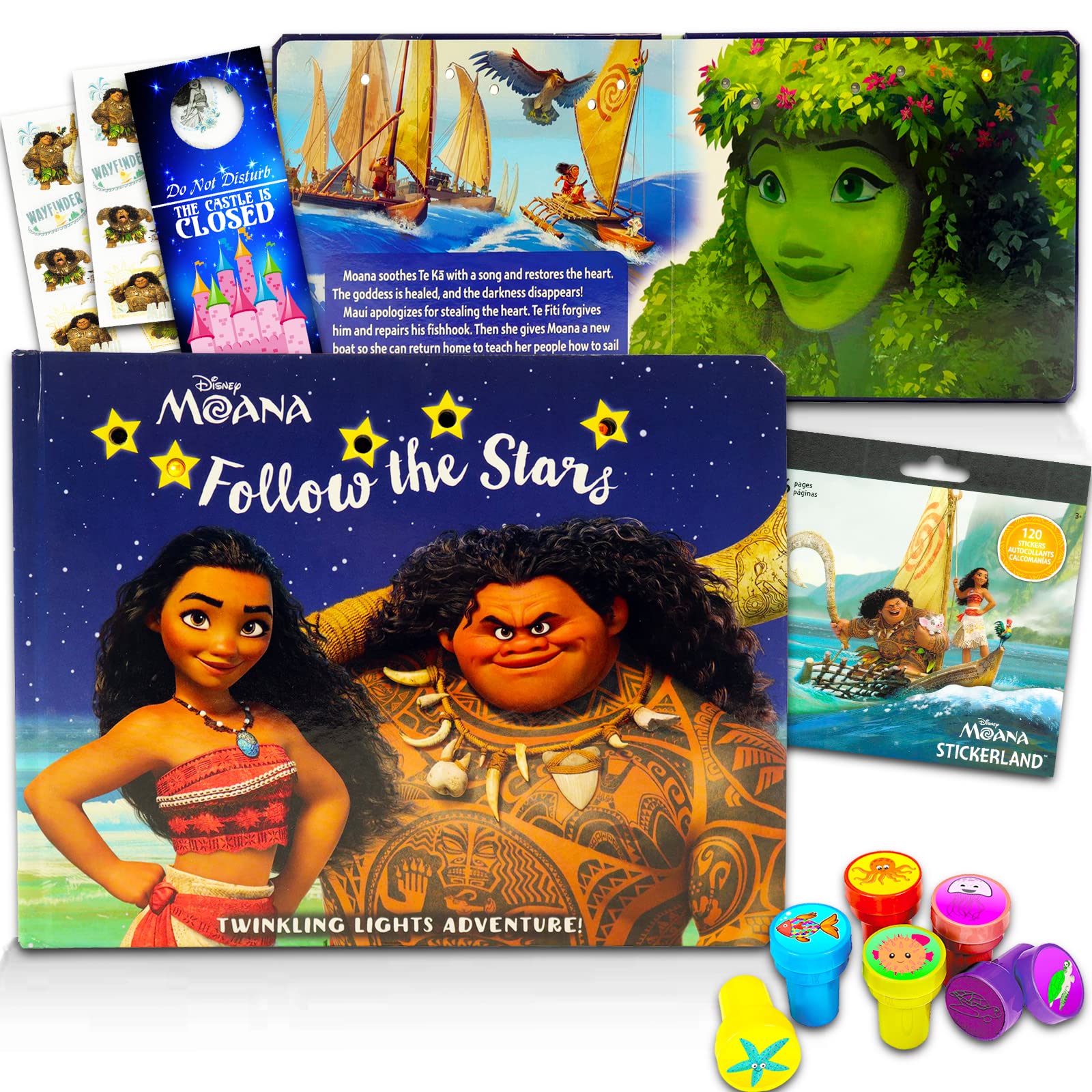 Mua Disney Moana Board Book Set For Toddlers and Babies - Bundle with ...
