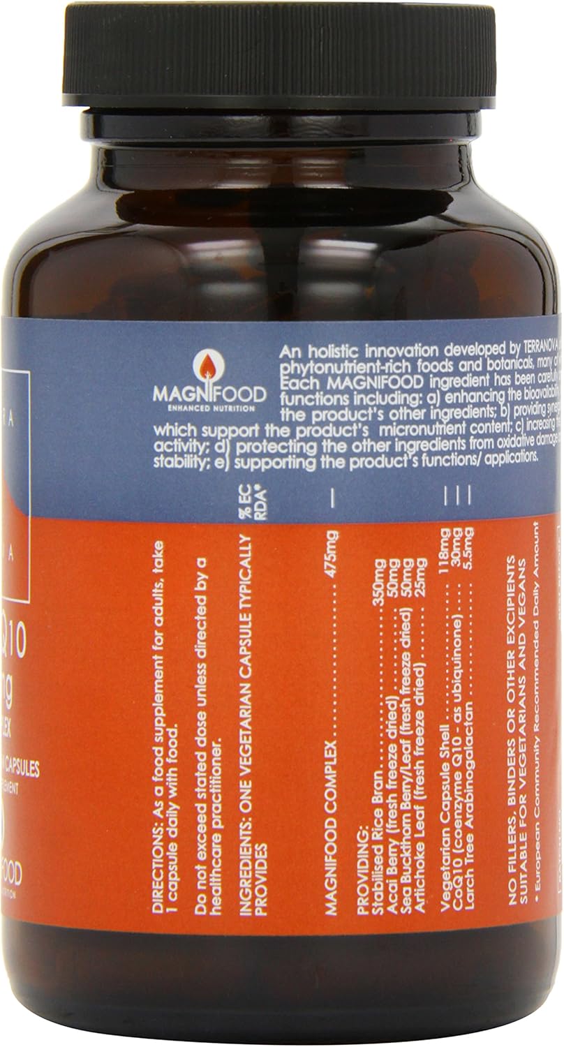 Terra Nova CoQ10 Complex (30mg, 100 Vegetarian Capsules) - BigaMart