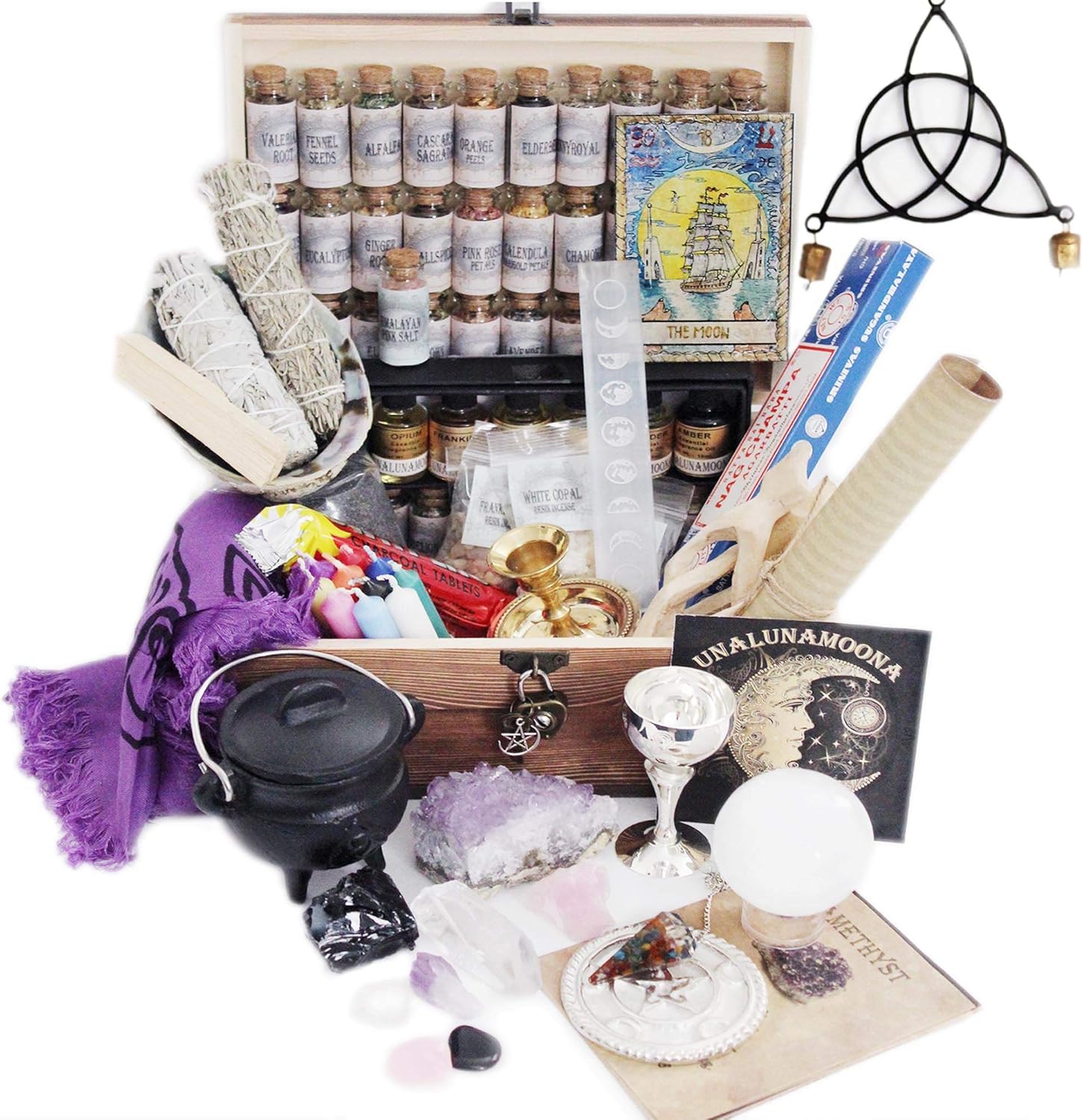 Amazon.com: Witchcraft Kit and Herbalism Kit | Witchcraft Herbs and ...