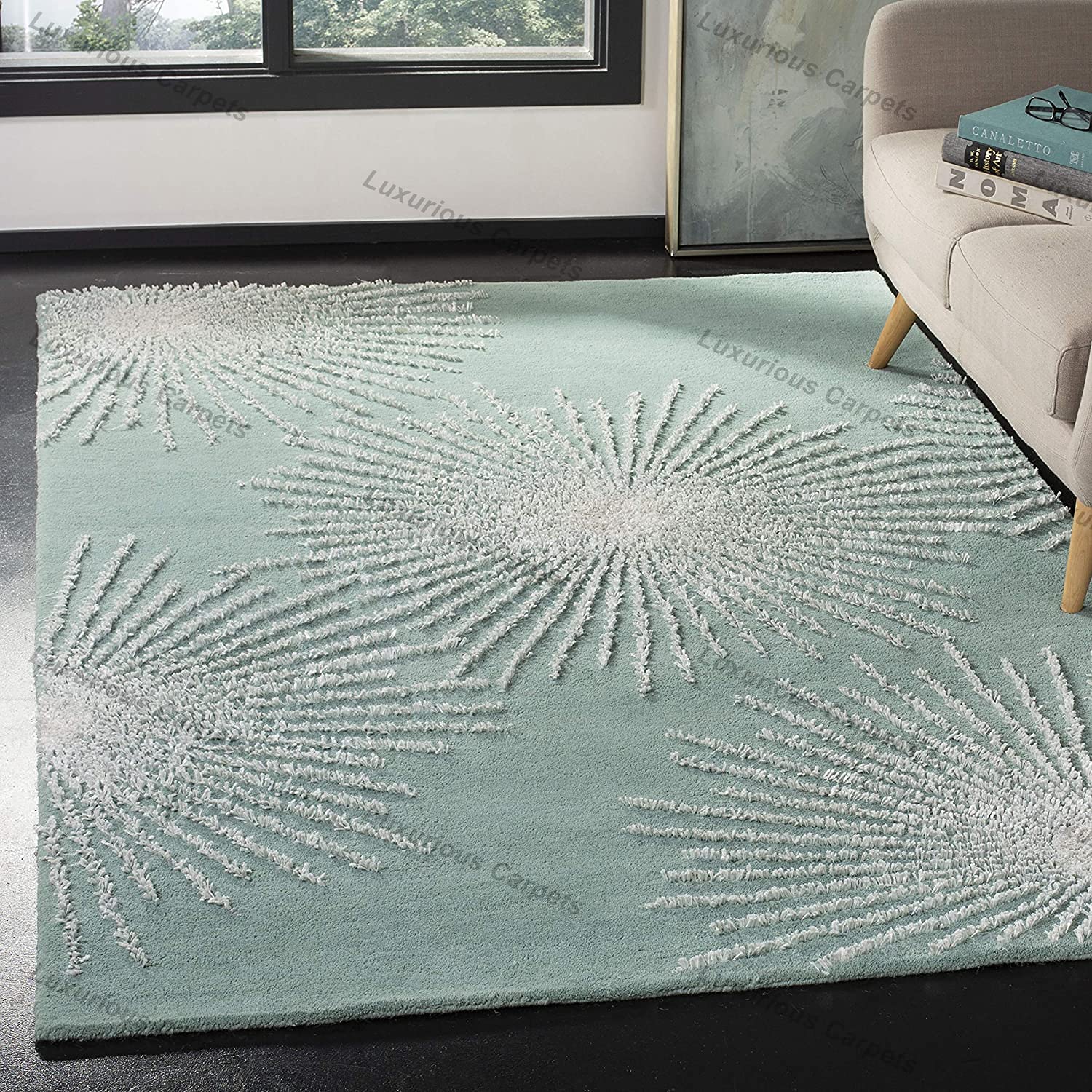 Buy Luxurious Carpets Soho Collection Handmade Starburst Geometric ...