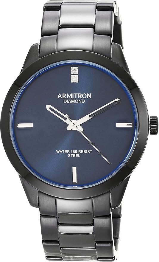 Armitron - Reloj de pulsera para hombre con esfera de diamante ...