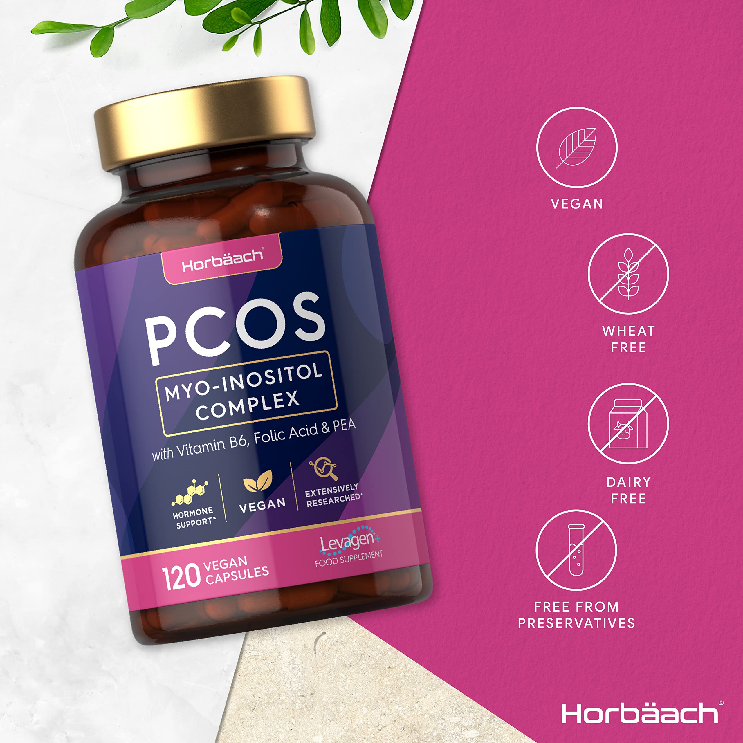 Mua Myo-Inositol PCOS Supplement | 120 Vegan Capsules | All-in-One PCOS ...