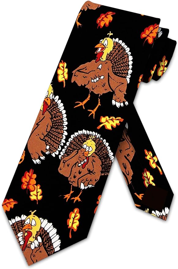 Thanksgiving TIES Turkeys Neckties: Amazon.ca: Clothing & Accessories