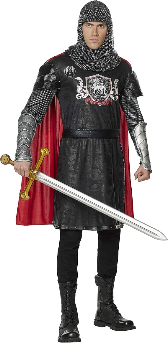 Amazon.com: Spirit Halloween Adult Medieval Knight Costume: Clothing