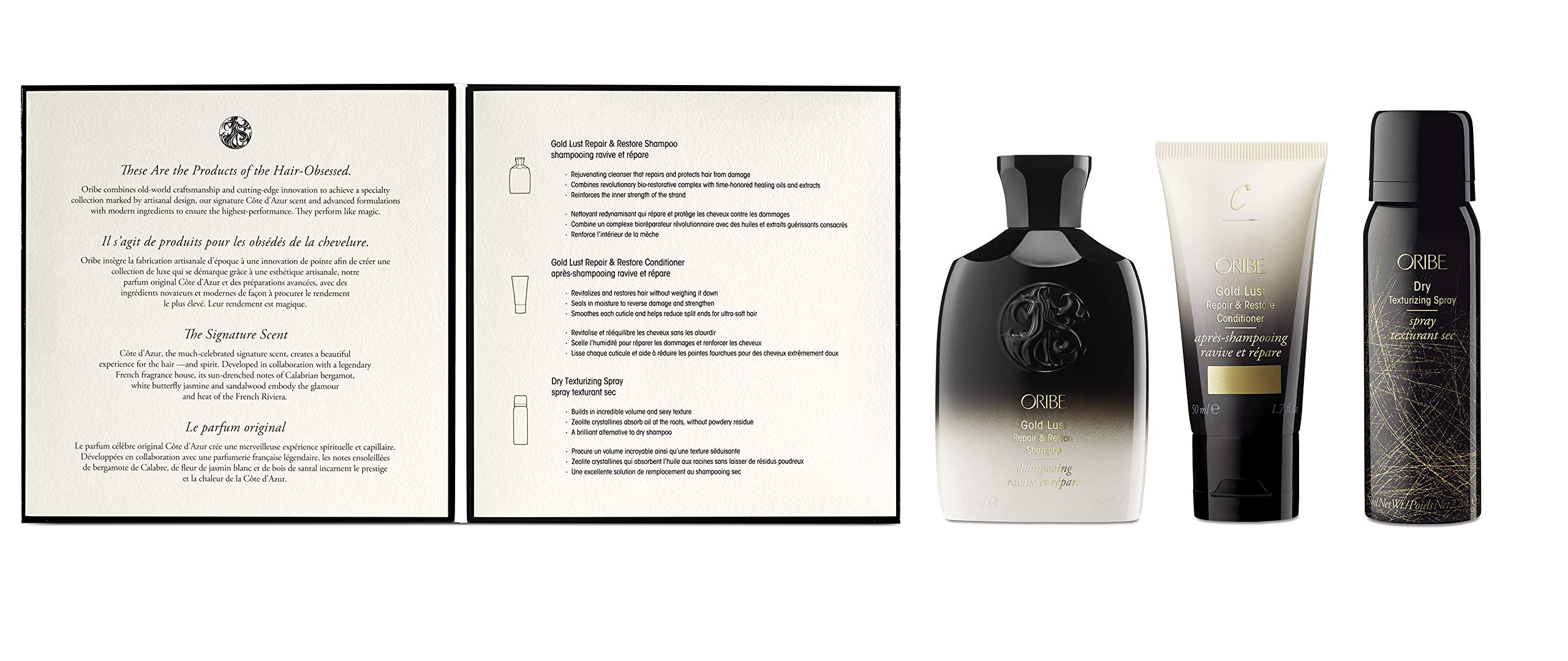 Oribe Obsessed Set , 3 Count (Pack Of 1) (Packaging May Vary), Black on ...