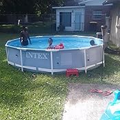 Amazon.com : Intex 12ft X 30in Prism Frame Pool Set with Filter Pump ...