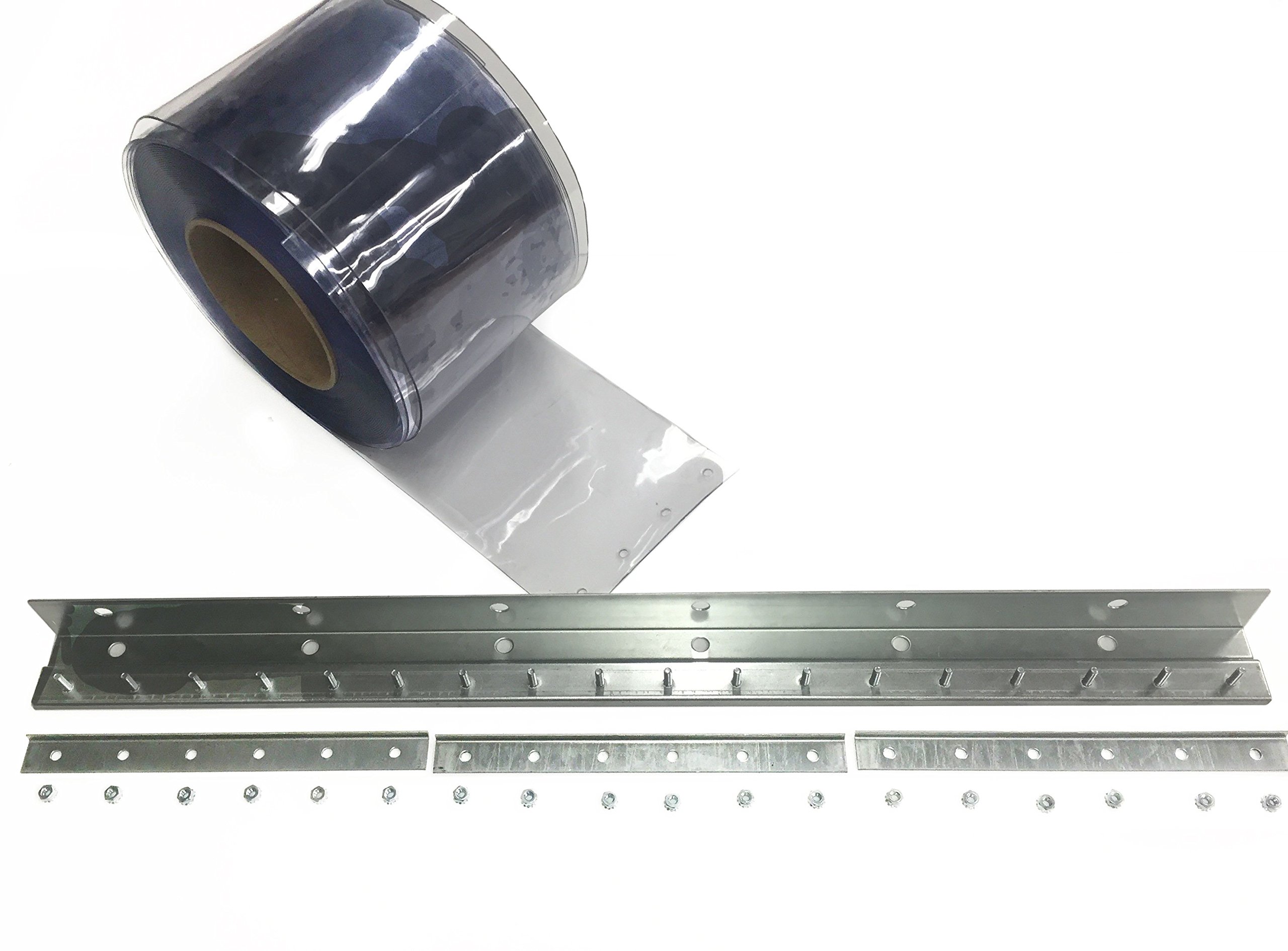 Buy Steel Guard Safety PVC Strip Curtain Door - PVC Strip Door Kit - H ...