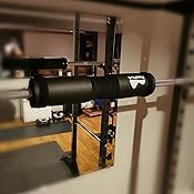 Reehut Barbell Squat Pad with Straps Advanced Neck & Shoulder Ergonomic ...