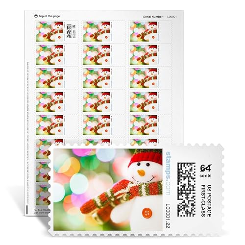 Snowman Labels For Microsoft Word