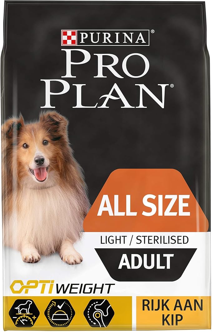 Purina Pro Plan All Sizes Adult Light Or Sterilised with Optiweight Dry ...