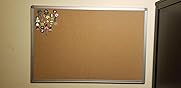 Amazon.com : Cork Board Bulletin Board – 36 x 24 Message Board Wall ...