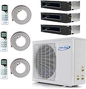 Amazon.com: Multi Zone Mini Split Ductless Air Conditioner – Tri 3 Zone ...