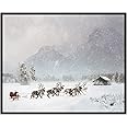 Amazon.com: Poster Master Santa Claus Poster - Reindeer Sleigh Print ...