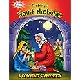 Coloring Book: The Story of Saint Nicholas (Holiday Saints Coloring ...