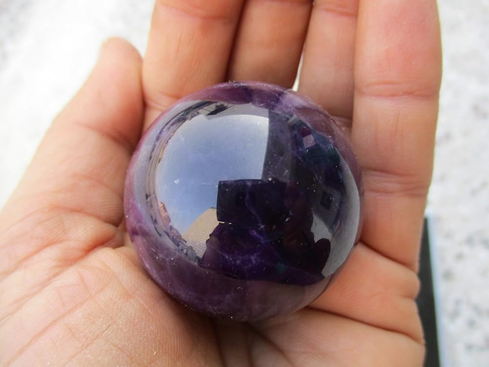 Amazon.com: Amethyst Ball Prosperity,Reiki Infused.Tantra Healing ...
