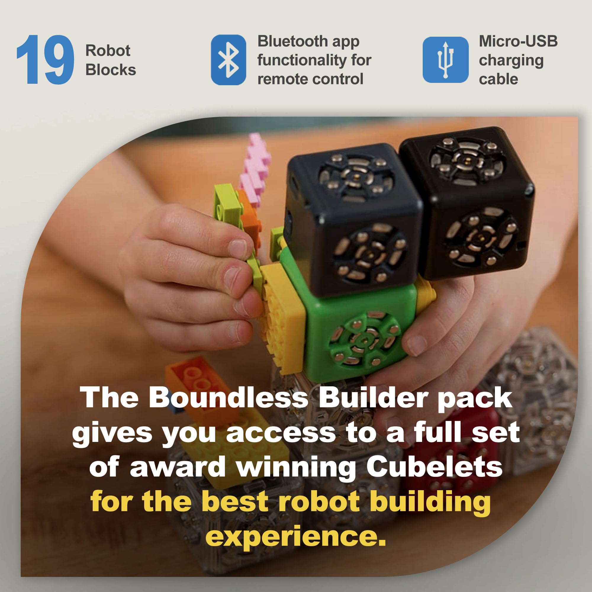 Mua CUBELETS Modular Robotics Boundless Builder Pack for Science Engineering Kits with 19 Robot ...