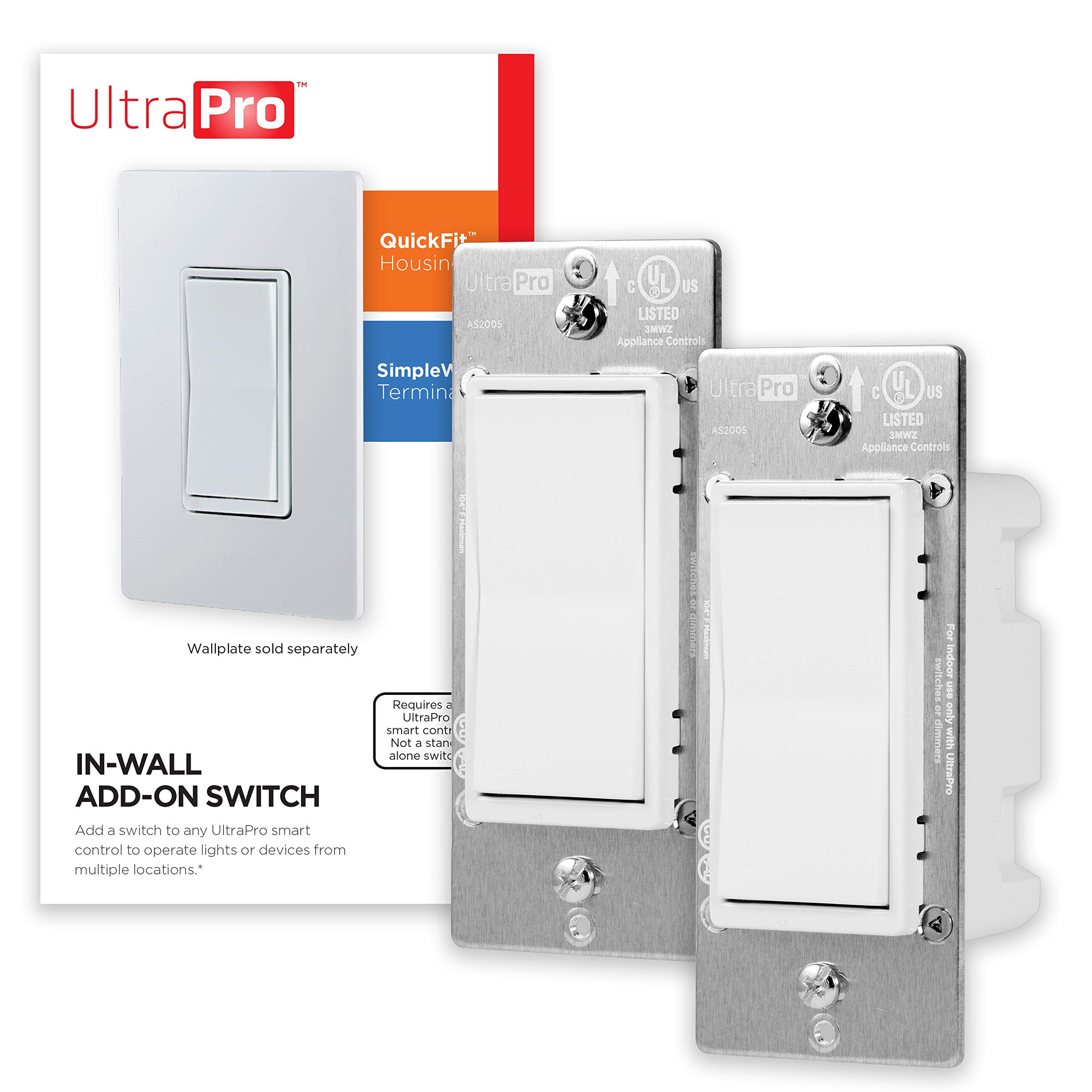Mua UltraPro Add-On Switch QuickFit and SimpleWire, In-Wall White ...