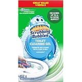 Scrubbing Bubbles Fresh Brush Toilet Cleaning System, Flushable Refills ...