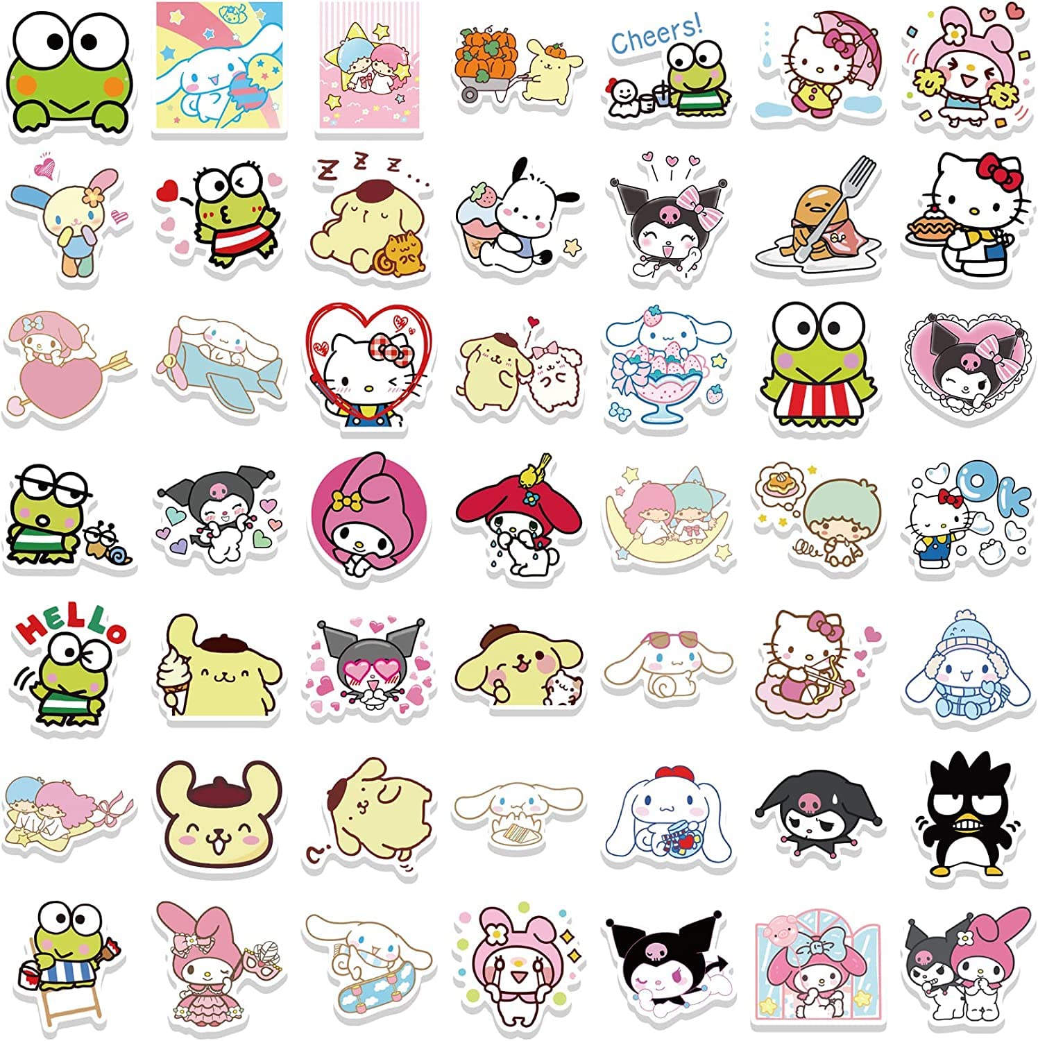 Mua 100Pcs Cute Stickers Pack Kawaii Stickers Anime Stickers Decals ...