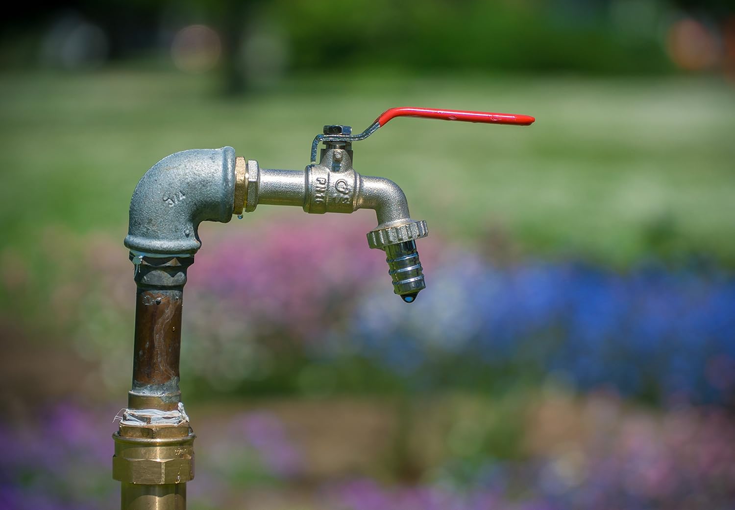 3/4″ Garden TAP BIB Water Lever Type Valve RED Handle HAZELOCK ...