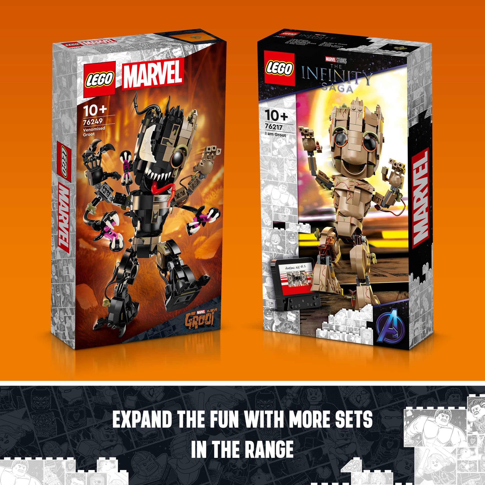 Mua LEGO Marvel Venomized Groot 76249 Transformable Marvel Toy for Play ...