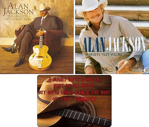 Alan Jackson: Greatest Hits Volume 1-2 CD Collection with Bonus Art ...