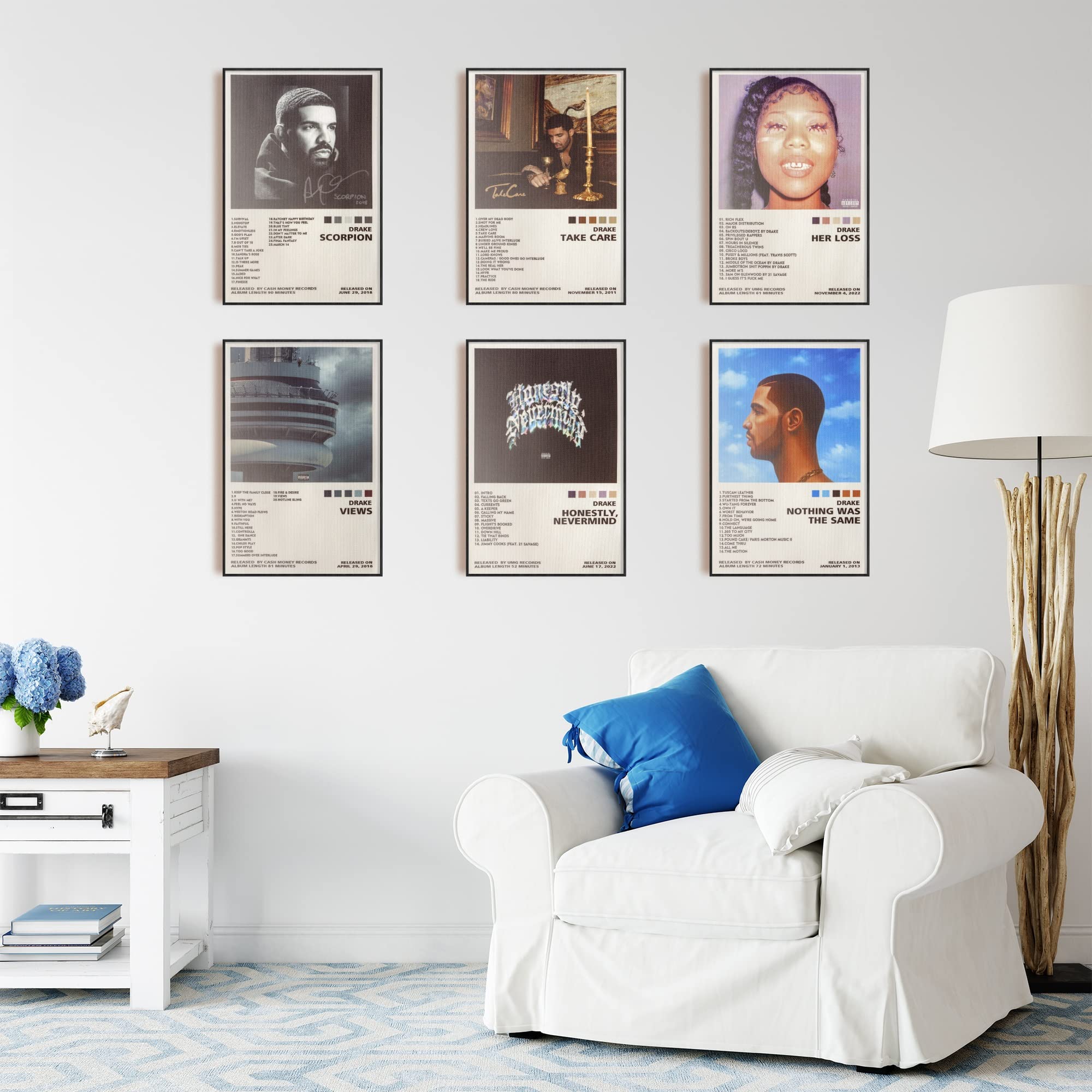 Mua Drake Poster Set of 6 Album Cover Posters 8 by 12 inch Music ...