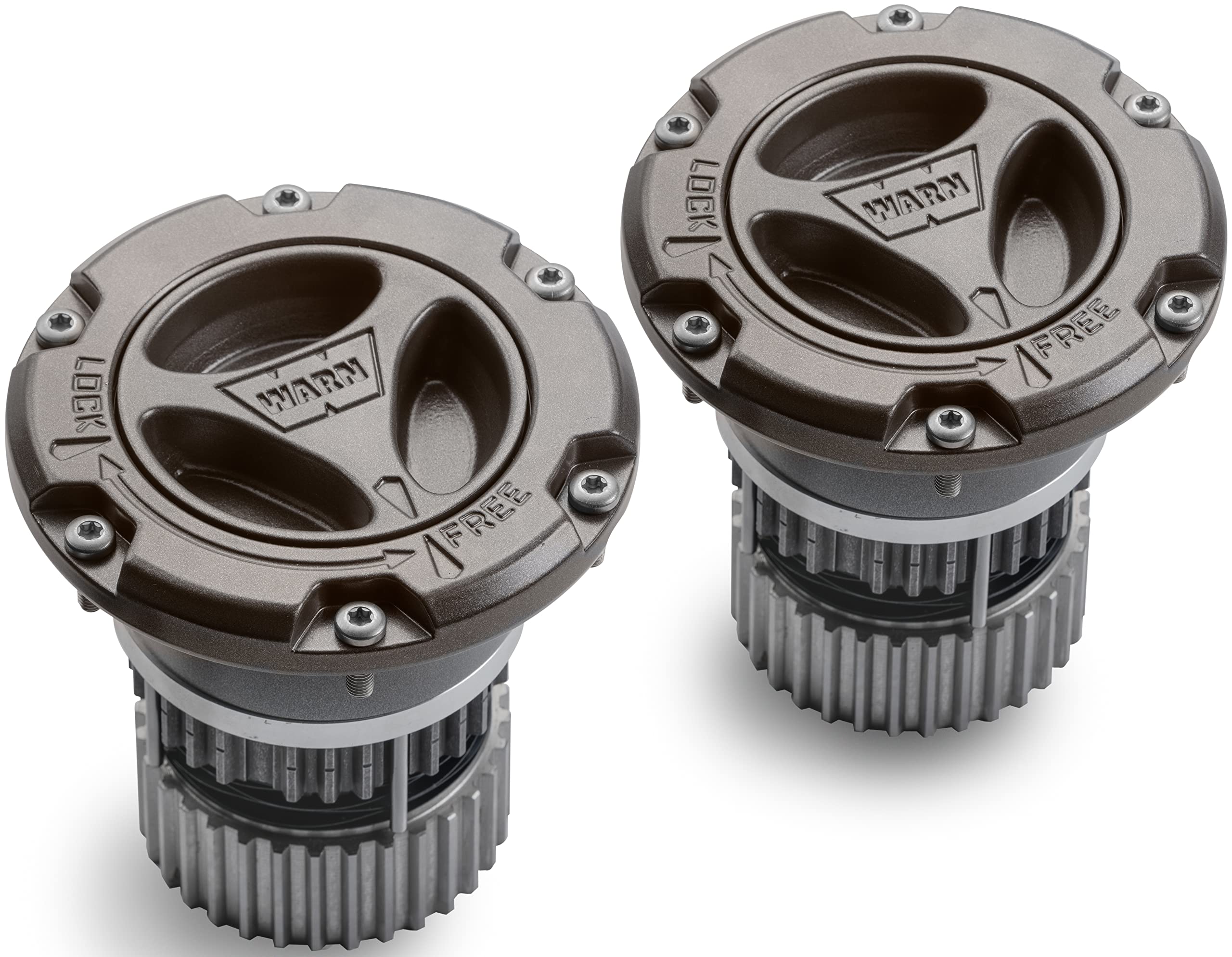 WARN 108325 Premium Manual Locking Hubs with All-Metal Cap and Dial ...