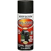 Amazon.com: Rust-Oleum 7778830 High Heat Spray Paint, 12 Ounce, Bar-B ...