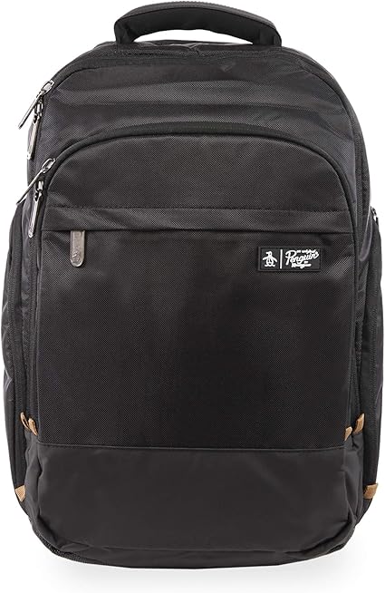 ORIGINAL PENGUIN Laptop Backpack, BLACK, ONE SIZE: Amazon.co.uk: Clothing