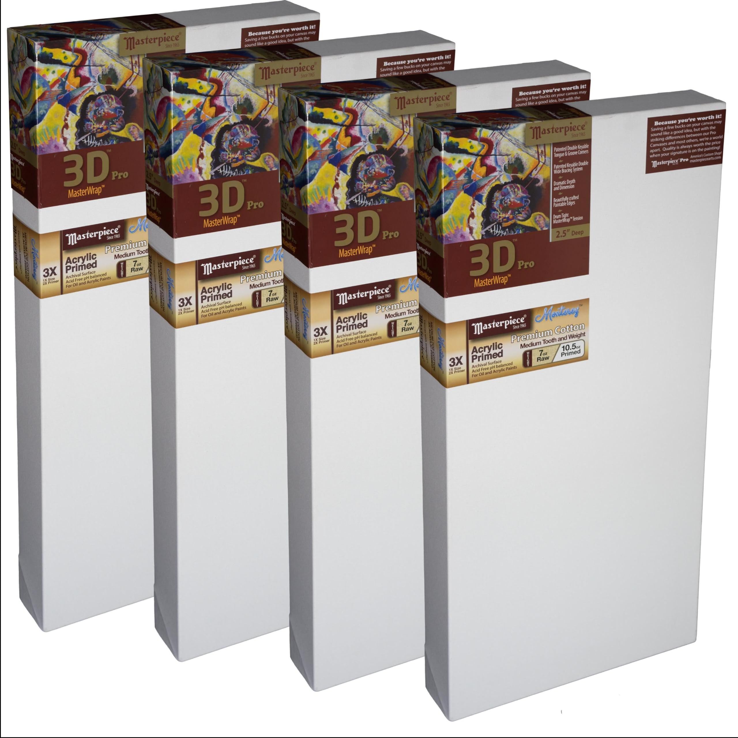 MASTERPIECE Z2DM-2748 3D Pro 2.5" Deep Monterey 10.5 oz Cotton Medium ...