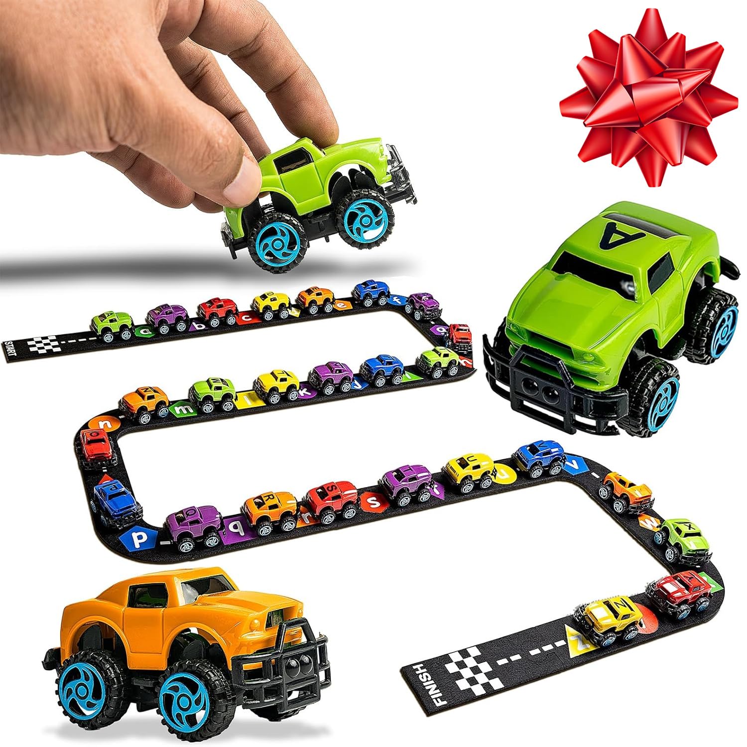 Mua 26 Cars ABC Alphabet Learning Toys with 15 Piece Felt Track ...
