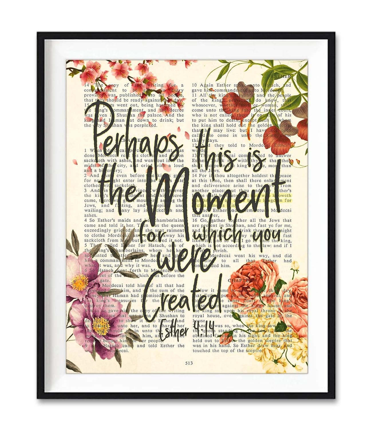 Amazon.com: Perhaps This Is the Moment For Which You Were Created ...