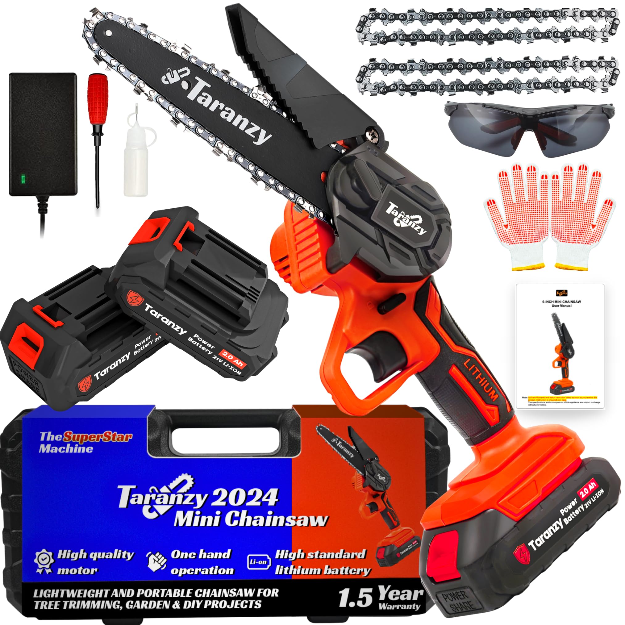 Mua Mini Chainsaw 6 Inch Cordless - Upgraded Powerful Mini Chain Saw ...