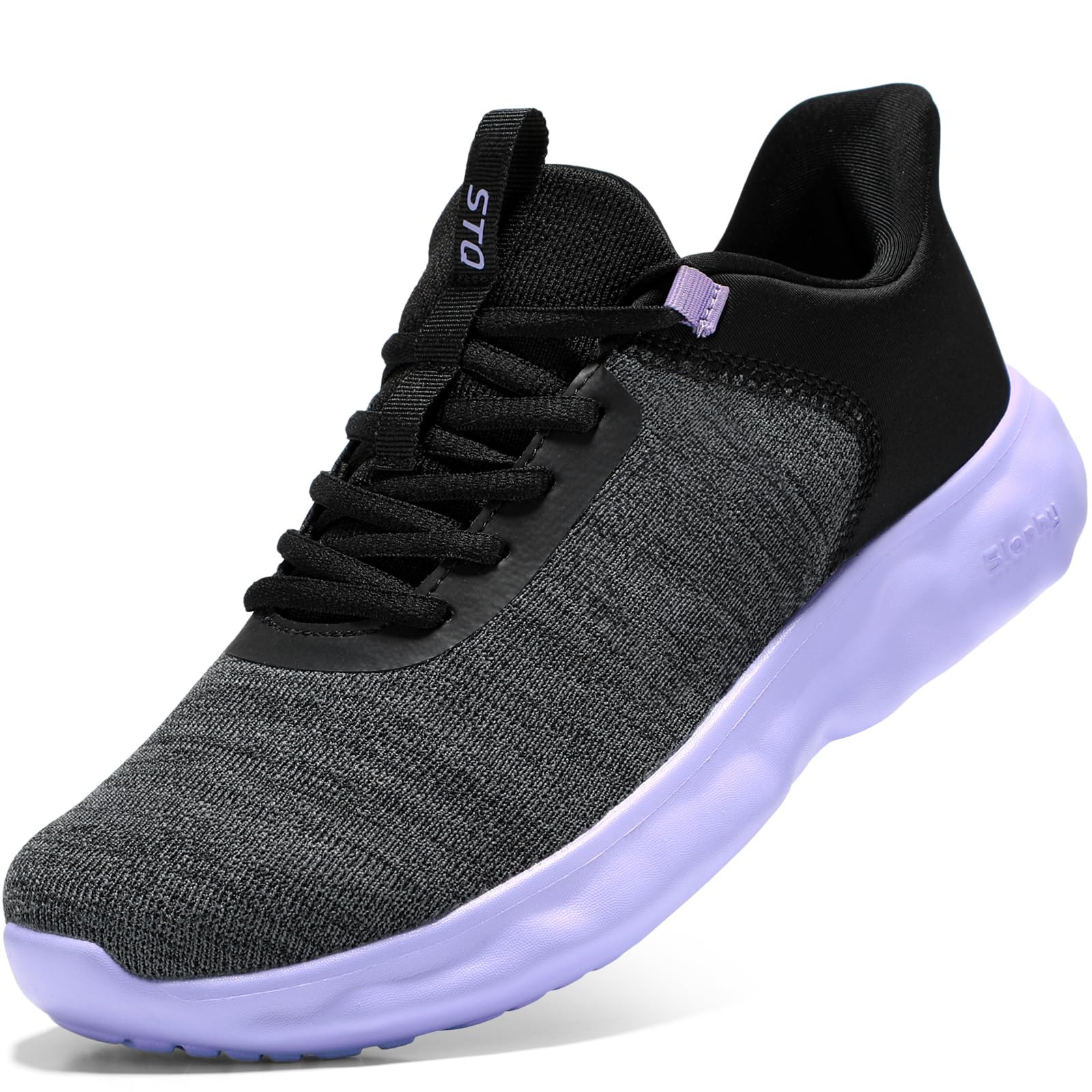 STQ Road Running Shoes for Womens Breathable Cushion Tennis Walking ...