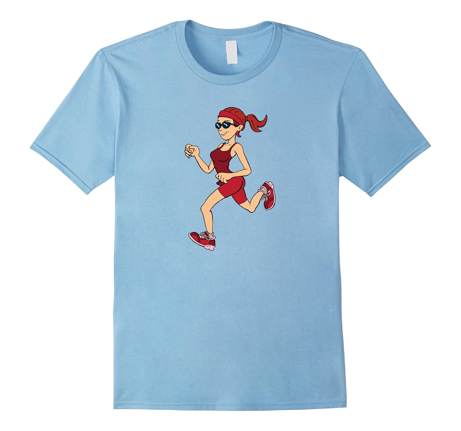 Lady Runner Marathon T-Shirt For Joggers And Runners